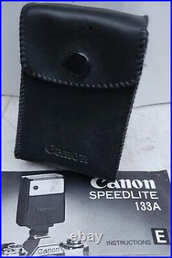Vintage Canon Av-1 Slr Camera Extra Fd Lenses Case Speedlite 133a Motor ...
